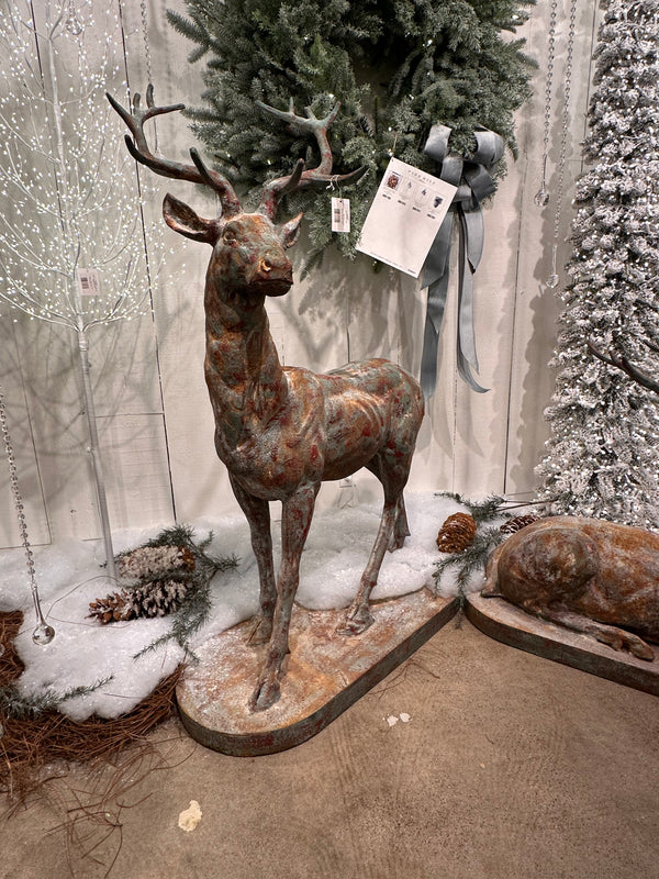 Pair Of Estate Stag Statues | The Alley Exchange - The Alley Exchange, Inc